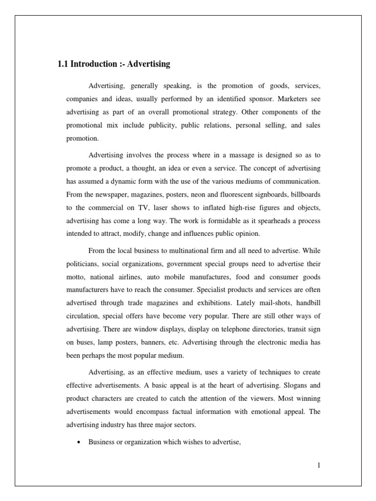 Advertising Project | PDF | Billboard | Advertising