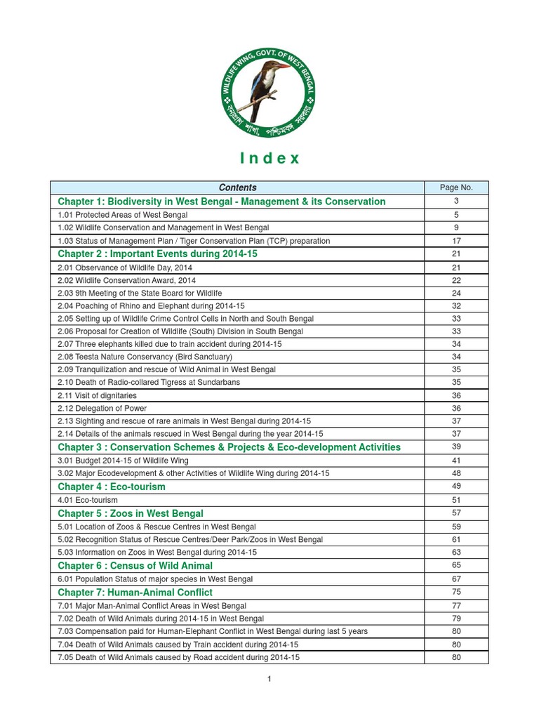 Wildlife Annual Report 14-15 | PDF | Environmental Protection | Natural ...