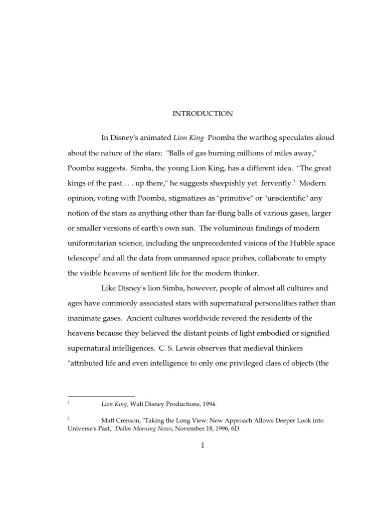 Stars and Angels Thesis | PDF | Angel | Genesis Creation Narrative