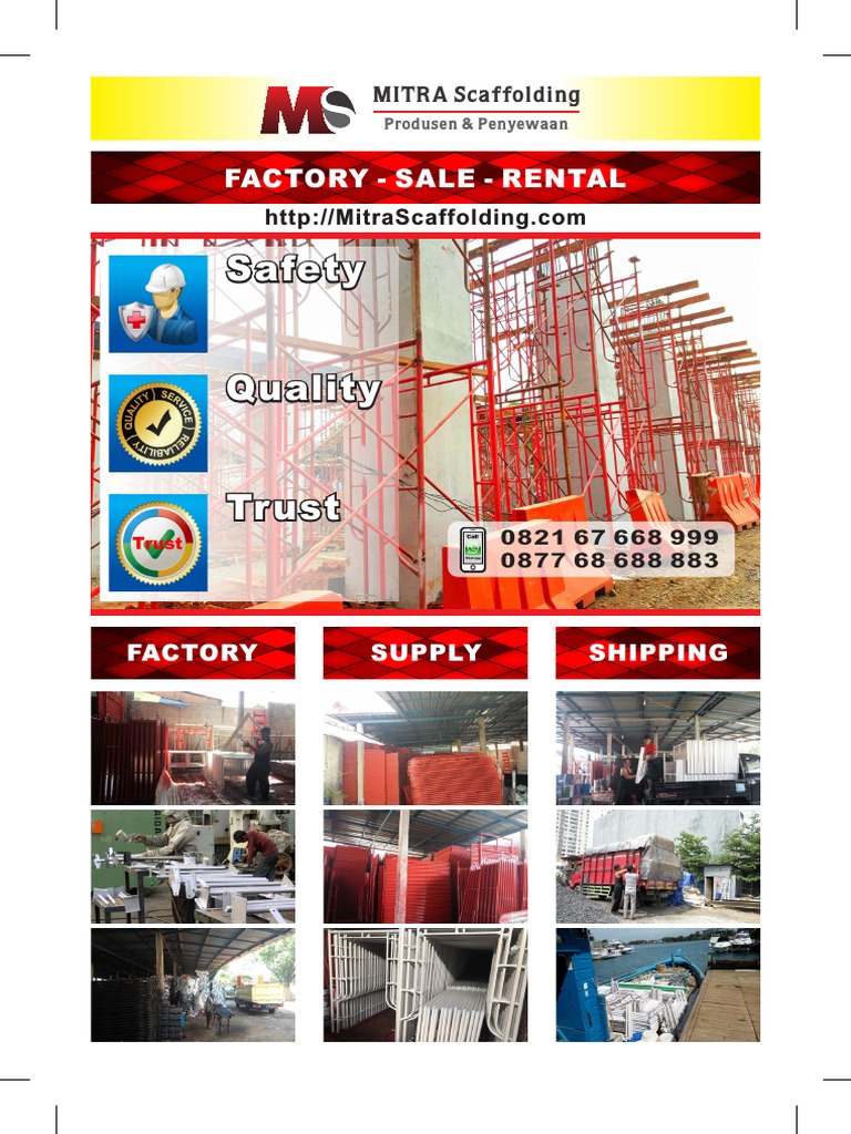 Mitra Scaffolding: Sales & Rentals | PDF