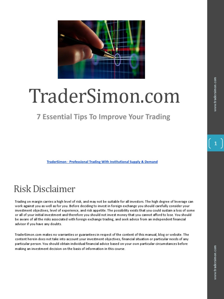 Improve Forex Trading with Simon Kloot | PDF | Risk | Investing
