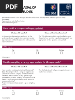 Mixed Methods Appraisal Tool (Mmat) | PDF | Qualitative Research ...