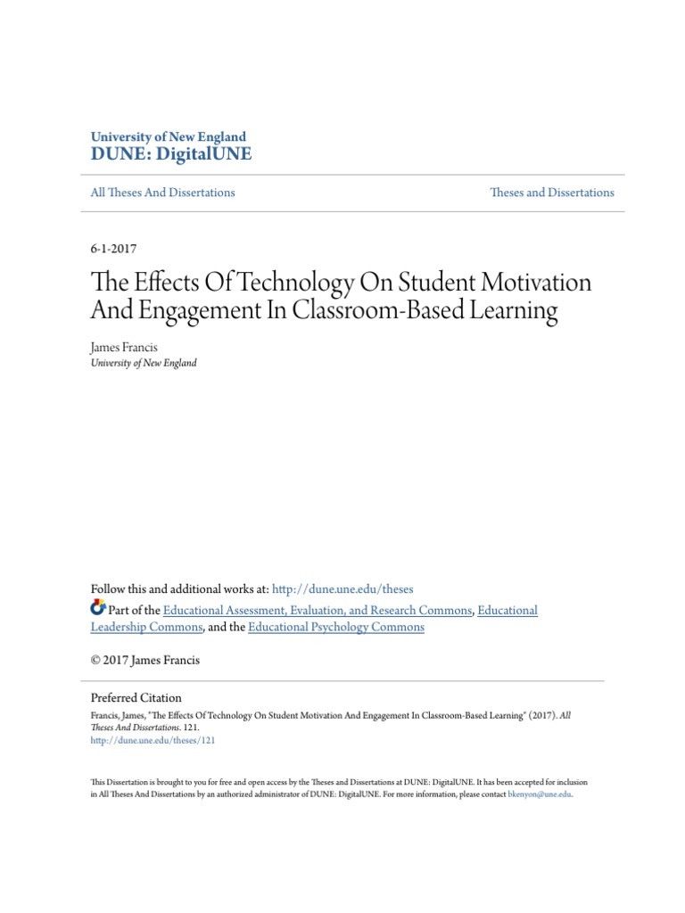 Technology and Student Motivation | PDF | Constructivism (Philosophy Of ...