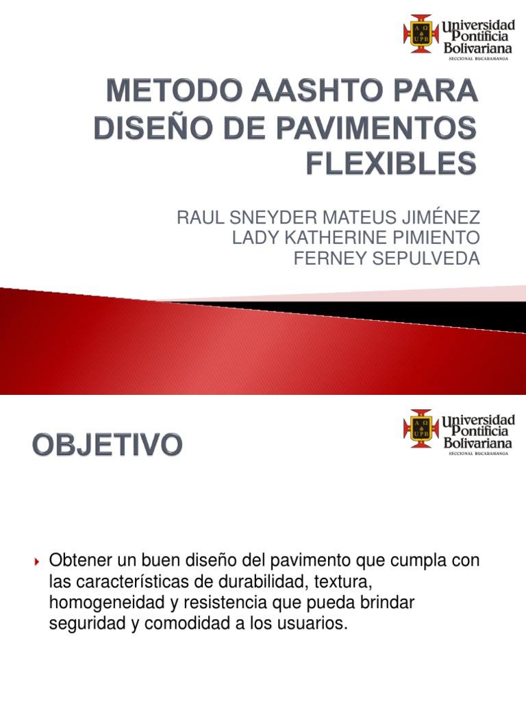 Metodo Aashto para Diseño de Pavimentos Flexibles | PDF | Cemento ...