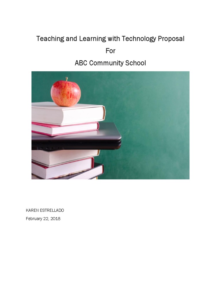 Teaching and Learning With Technology Proposal 3 | PDF | Curriculum ...