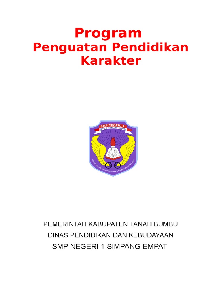 Program Pendidikan Karakter SMP | PDF