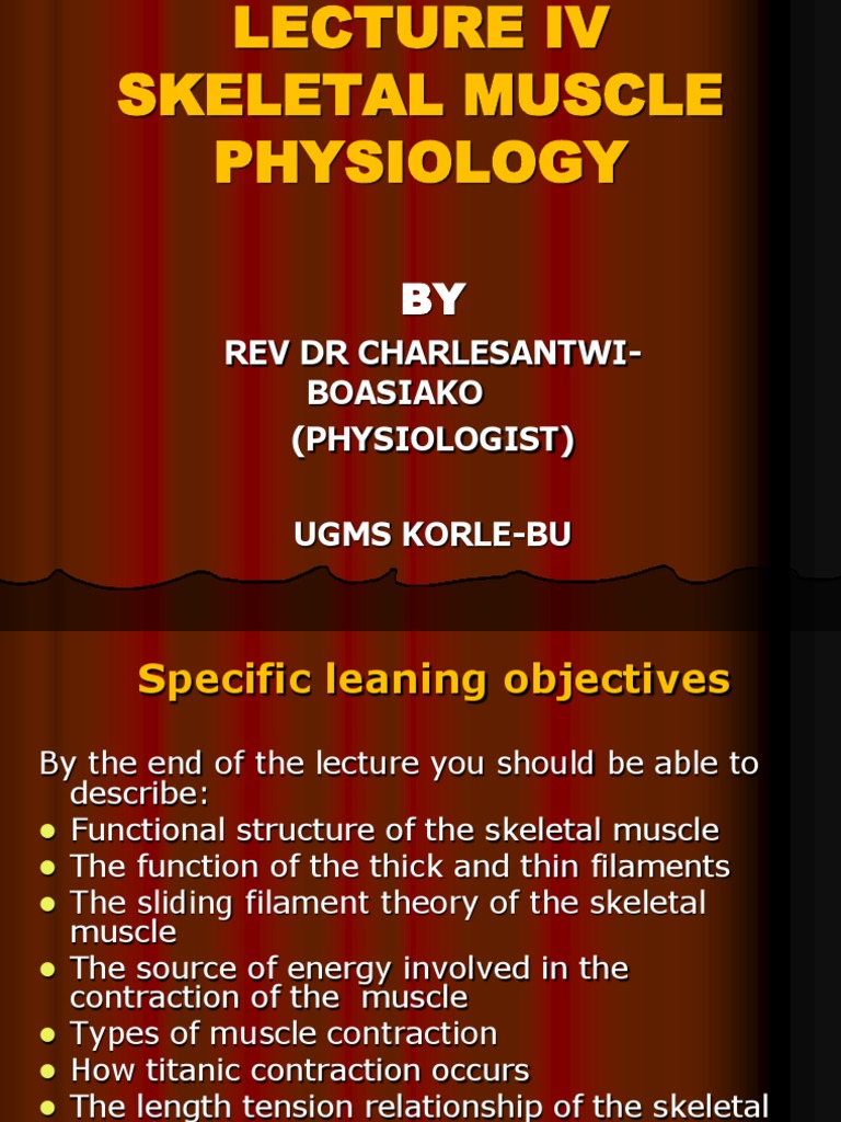 Skeletal Muscle Physiology: A Comprehensive Review of Muscle Structure ...