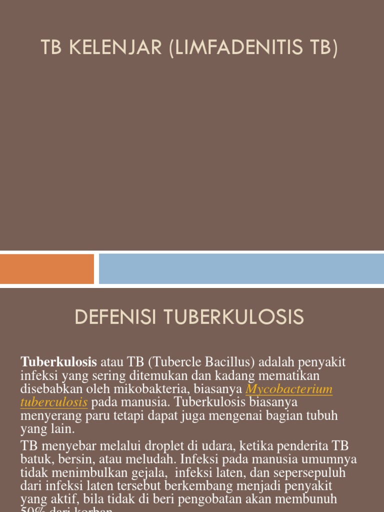 TB Kelenjar | PDF