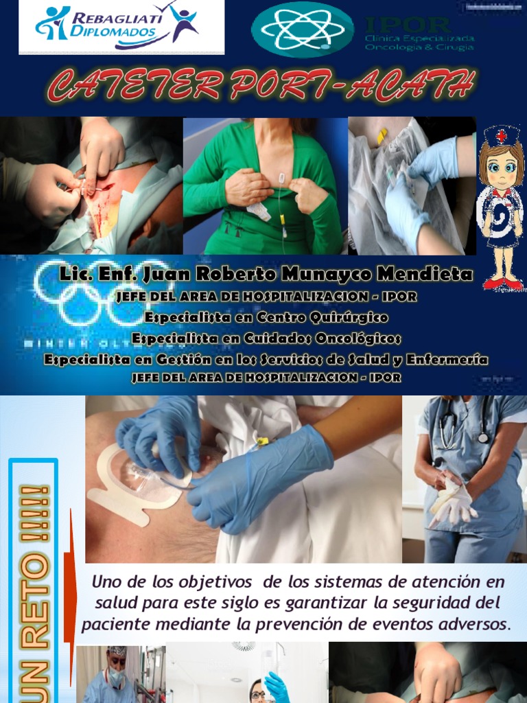 Cateter Port | PDF | Terapia intravenosa | Medicina