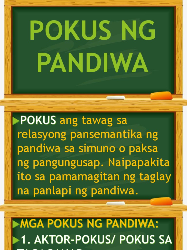 Pokus NG Pandiwa | PDF