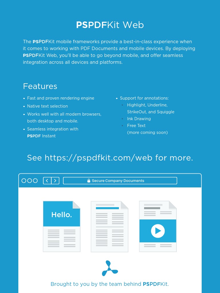 PSPDFKit: Enhance PDF Integration | PDF | Computers