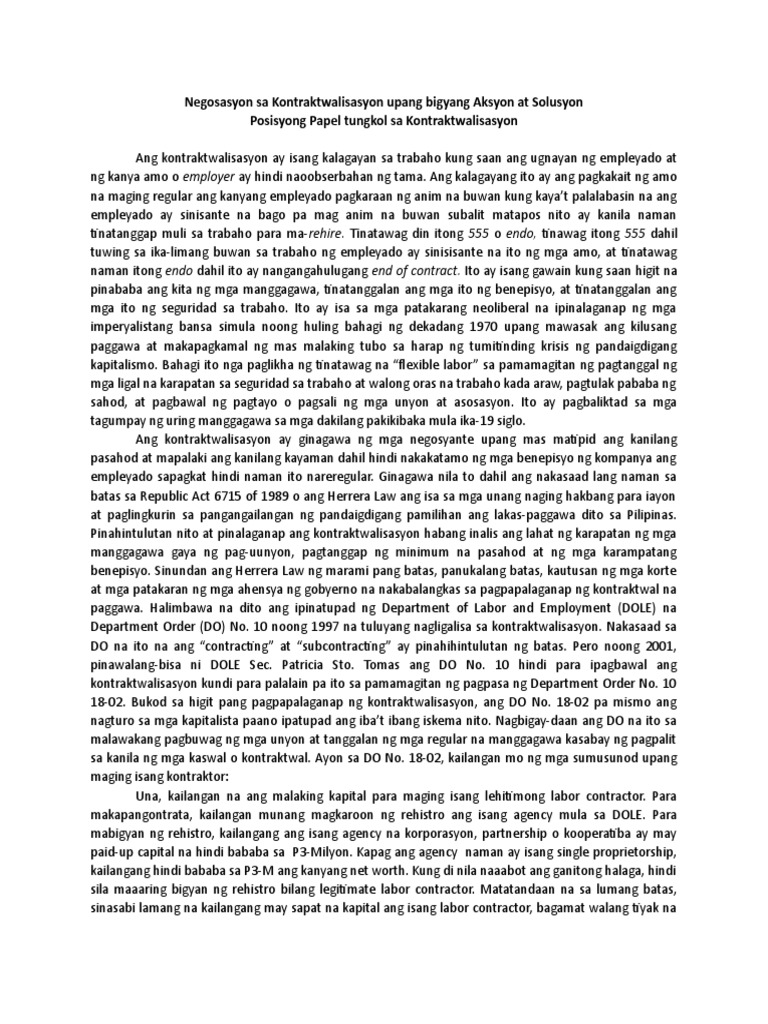 Position Paper | PDF