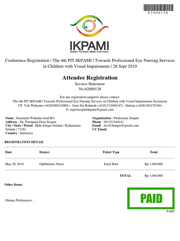 ConferenceInvoice | PDF