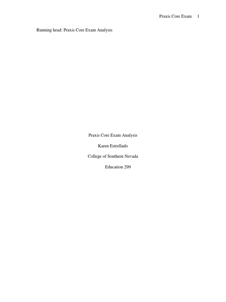 Praxis Analysis | PDF | Test (Assessment) | Curriculum