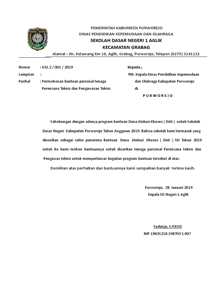 Contoh Surat | PDF