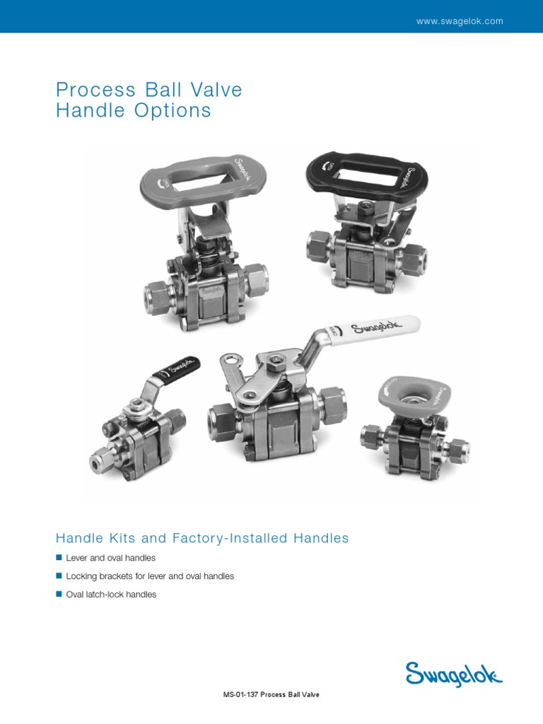 MS-01-137 Process Ball Valve | PDF | Valve | Manufactured Goods