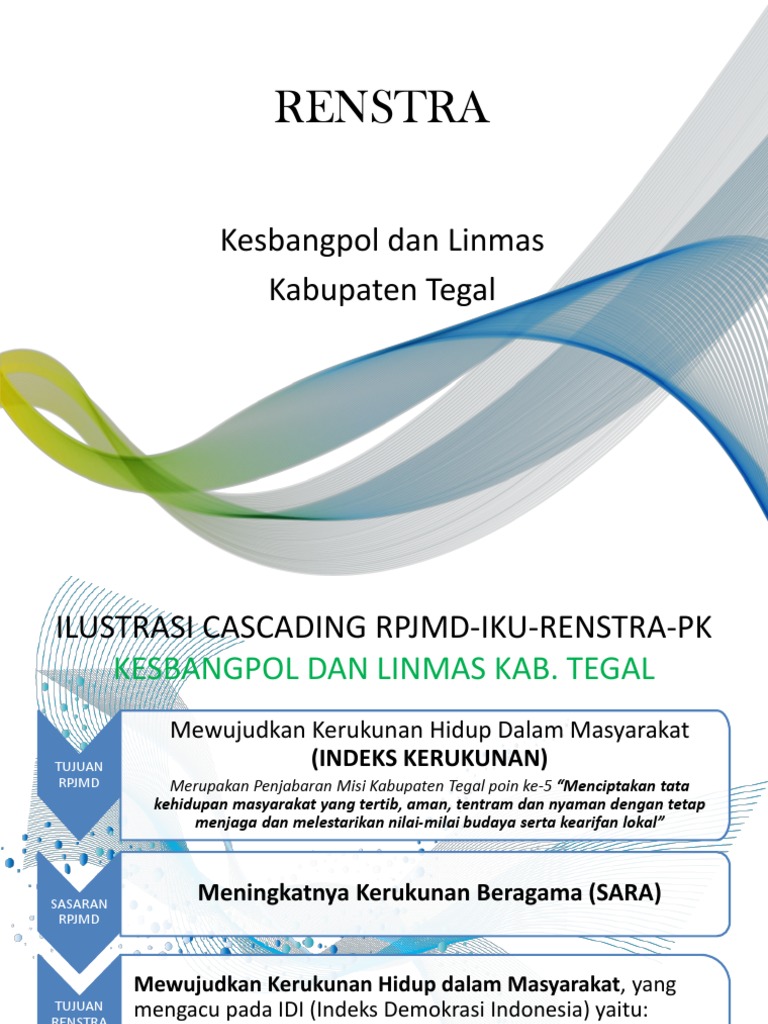 Contoh Cascading Renstra | PDF