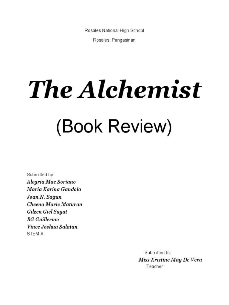 Book Review:The ALchemist | PDF | Alchemy