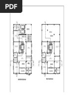 Single Line Plan of A Residential Building PDF | PDF