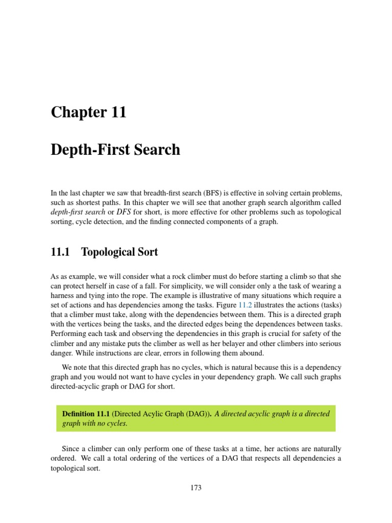 DFS Explained for Topological Sorting and Cycle Detection | PDF | Discrete Mathematics ...