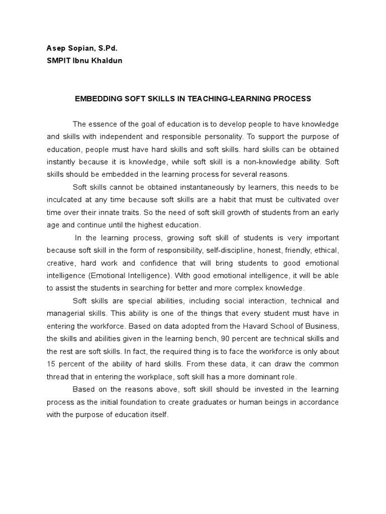 Asep Sopian, S.Pd. SMPIT Ibnu Khaldun | PDF | Career & Growth | Self-Improvement