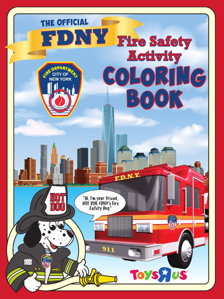 Coloring Book Interactive For Kids Game | PDF | Fire Safety | New York ...