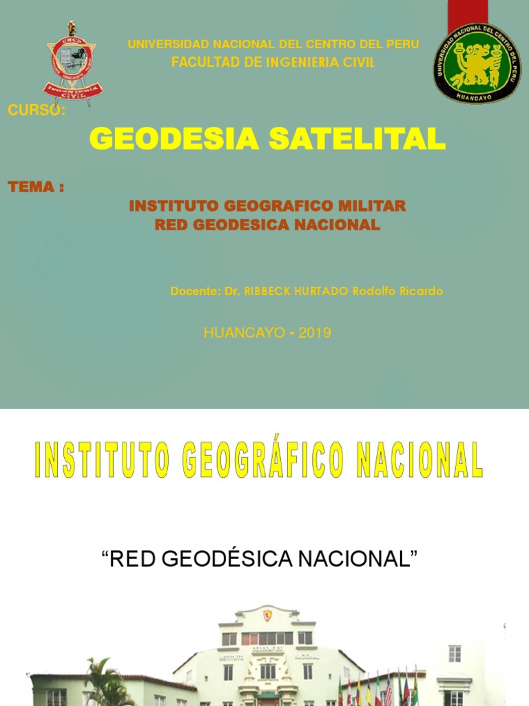 Red Geodesica Nacional | PDF | Geodesia | Datos geográficos e información