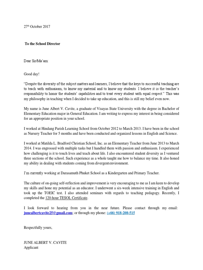 Cover Letter - JUNE-PDF New | PDF