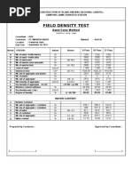 Template Field Density Test Report | PDF