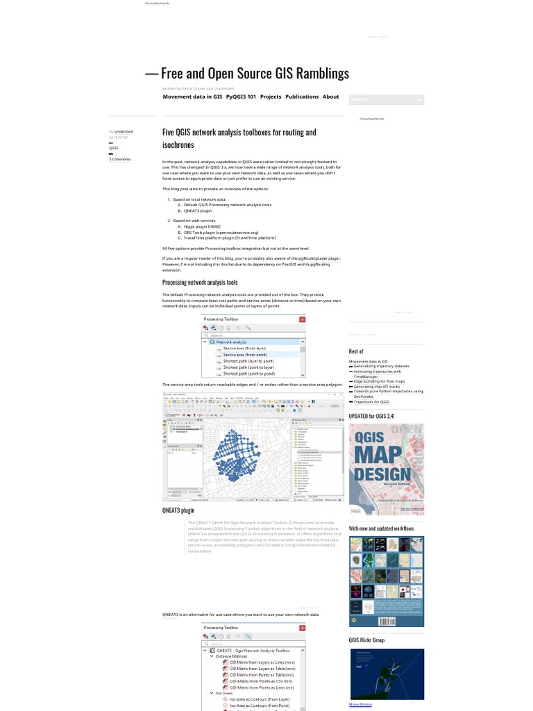 QGIS Network Analysis Tools Guide | PDF | Geographic Information System ...