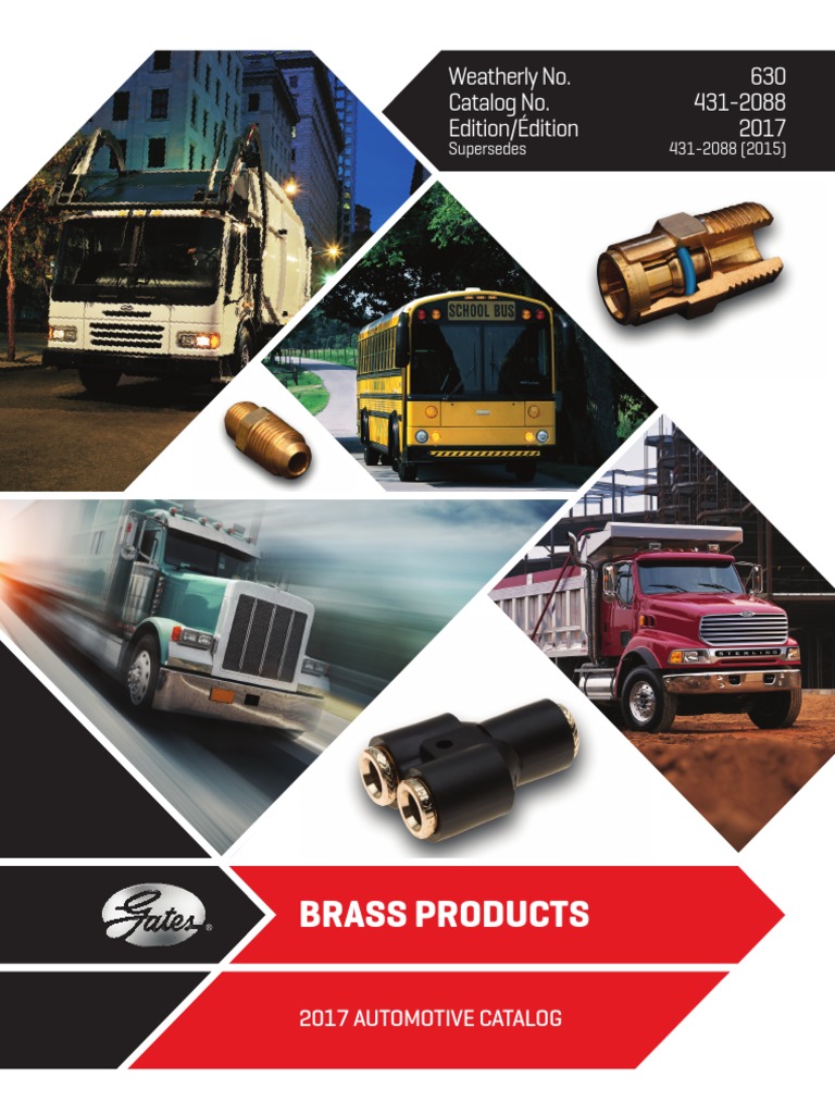 Gates Brass Catalog | PDF | Pipe (Fluid Conveyance) | Extrusion