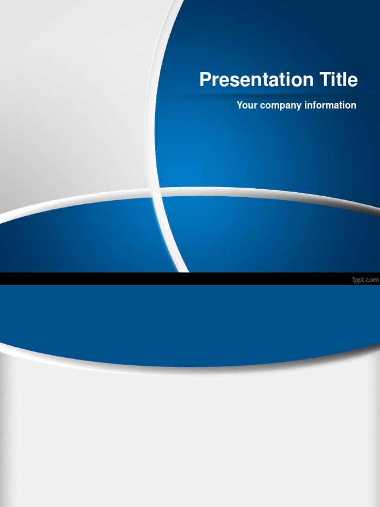 Presentation Title: Your Company Information | PDF