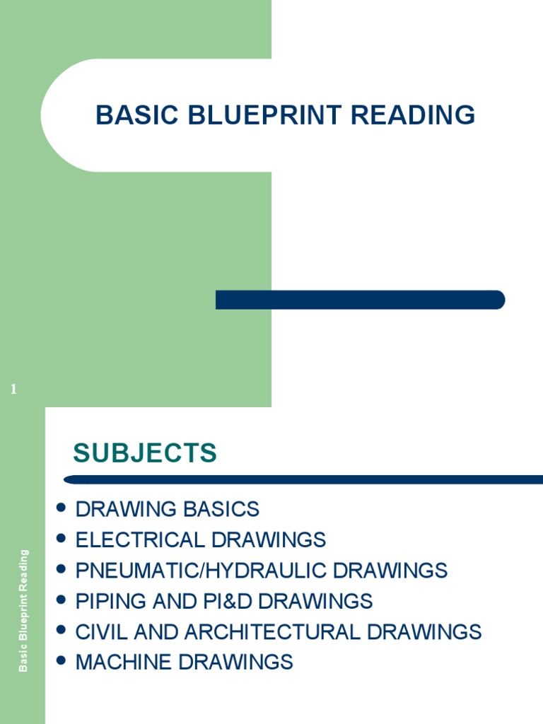 Basic Blueprint Reading | PDF | Contour Line | Switch