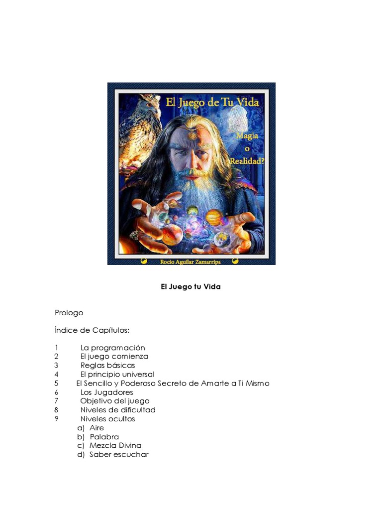 El Juego de Tu Vida | PDF | Comprensión | Amor