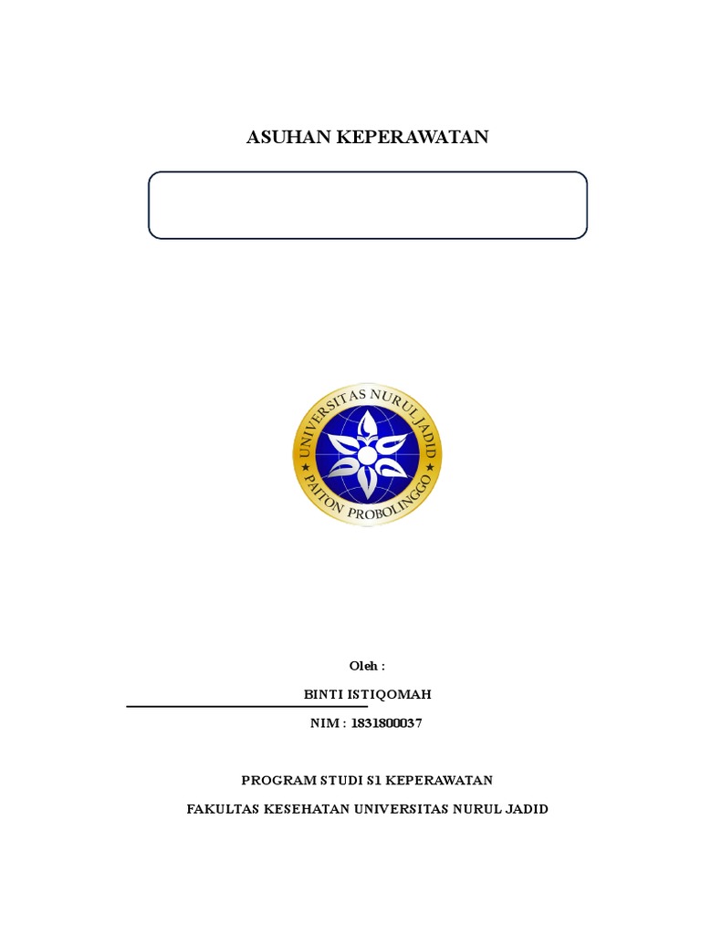 Contoh Cover Asuhan Keperawatan | PDF