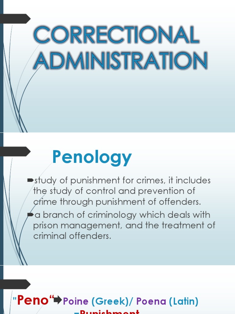 CORRECTIONAL ADMINISTRATION Review | PDF | Pardon | Probation