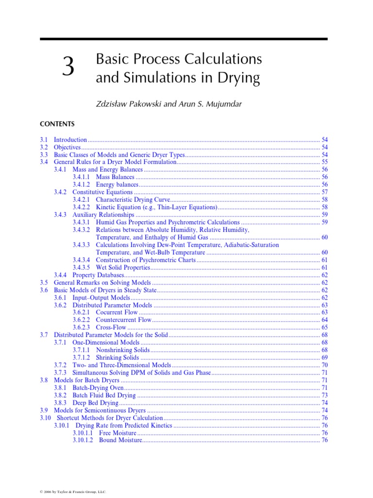 Basic Process Calculations and Simulatio | PDF | Mathematical Model ...