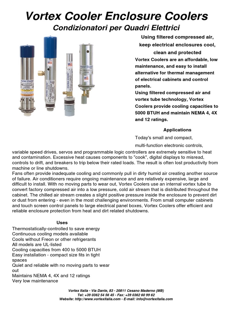 Vortex Panel Cooler1234 | PDF | Air Conditioning | Engineering ...