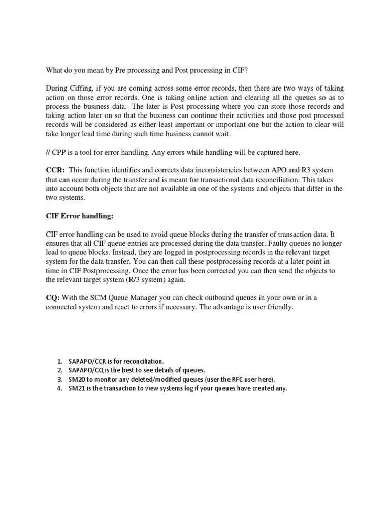 CCR: This Function Identifies and Corrects Data Inconsistencies Between ...