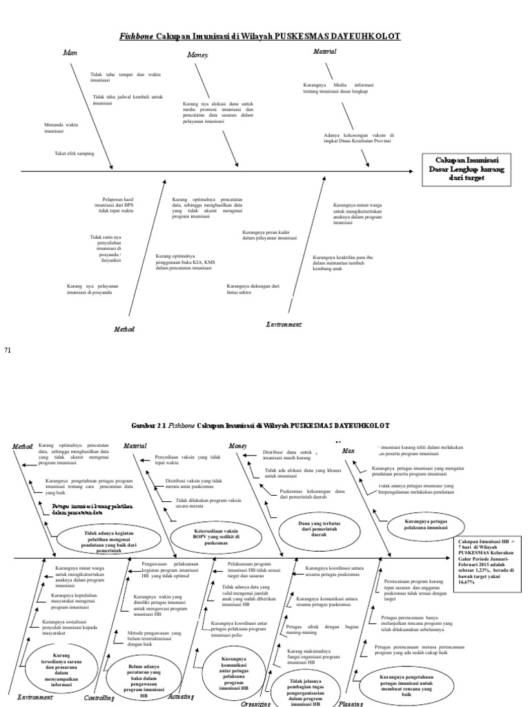 Analisis Fishbone Imunisasi Puskesmas | PDF
