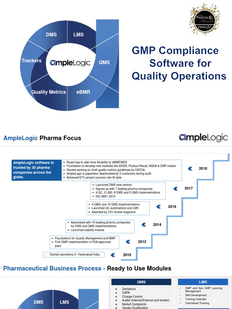 AmpleLogic PharmaFocus | PDF | Quality Management System | Verification And Validation