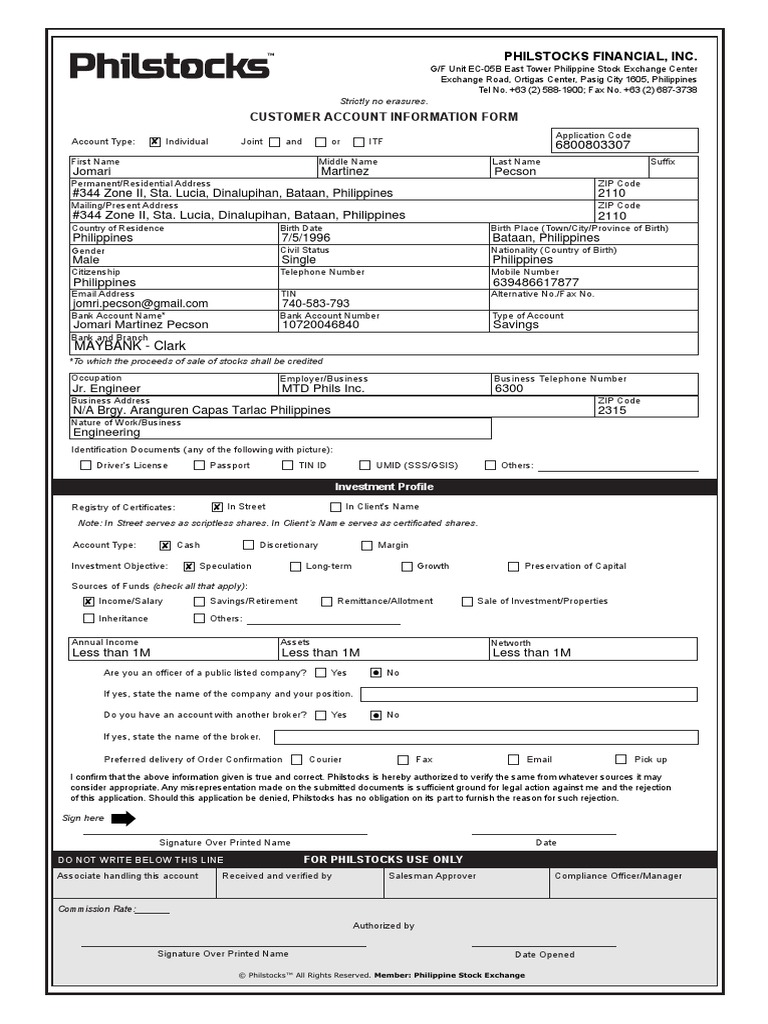 Philstocks v36 6800803307 | PDF | Stocks | Privacy