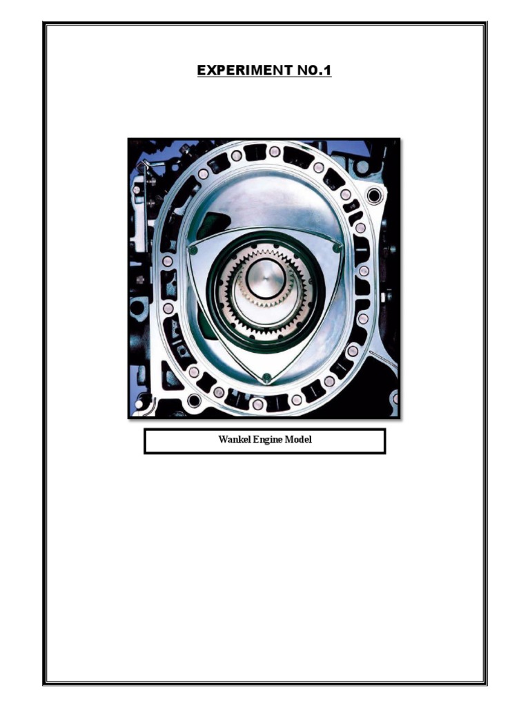 Wankel Engine Model Overview and Comparison | PDF | Internal Combustion ...
