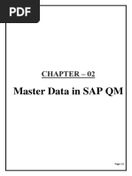 Sap Quality Management Master Data Tables | PDF | Data | Quality Management
