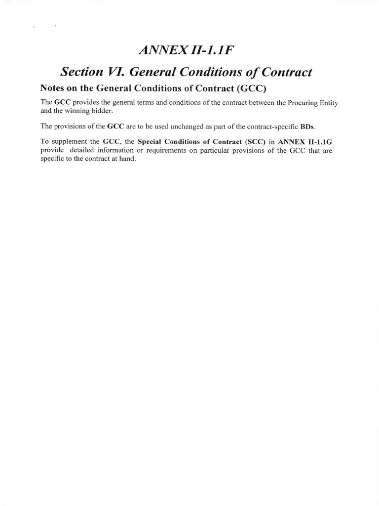 General Conditions of Contract | PDF | General Contractor | Breach Of ...