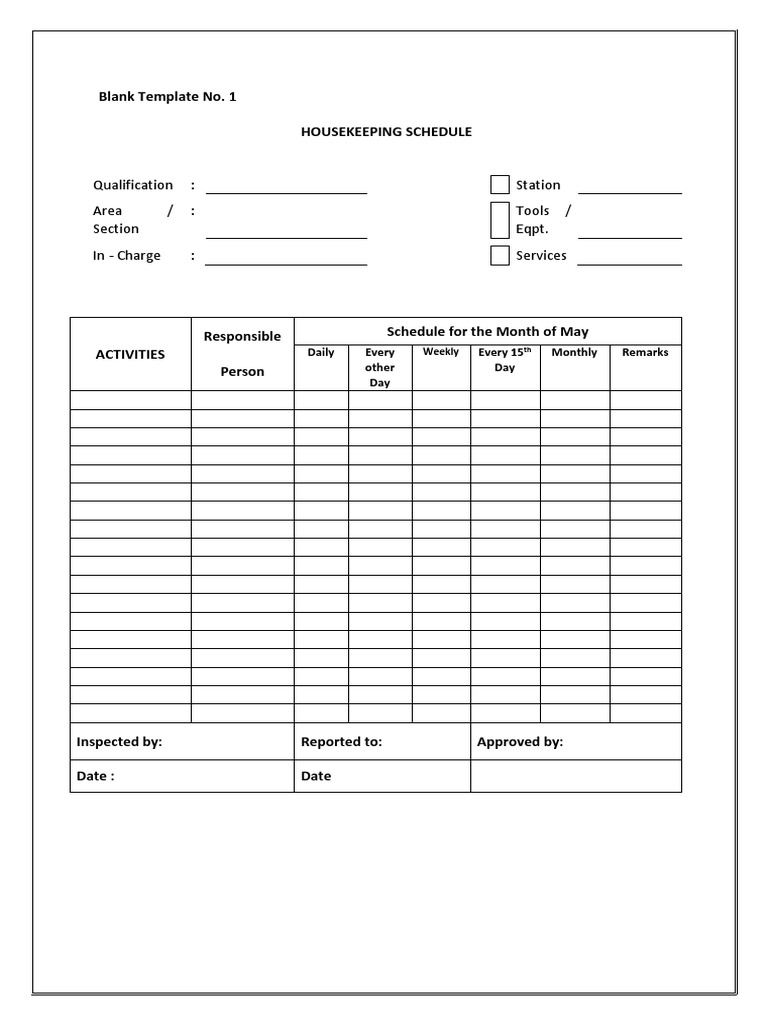 Maintain Training Facilities 9 Forms and Workshop Layout | PDF ...