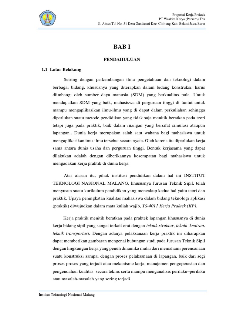 Proposal Pendahuluan Penutup | PDF