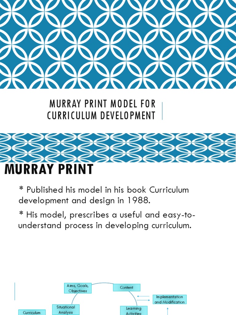 Murray Print Model For Curriculum Develo | PDF | Curriculum | Evaluation