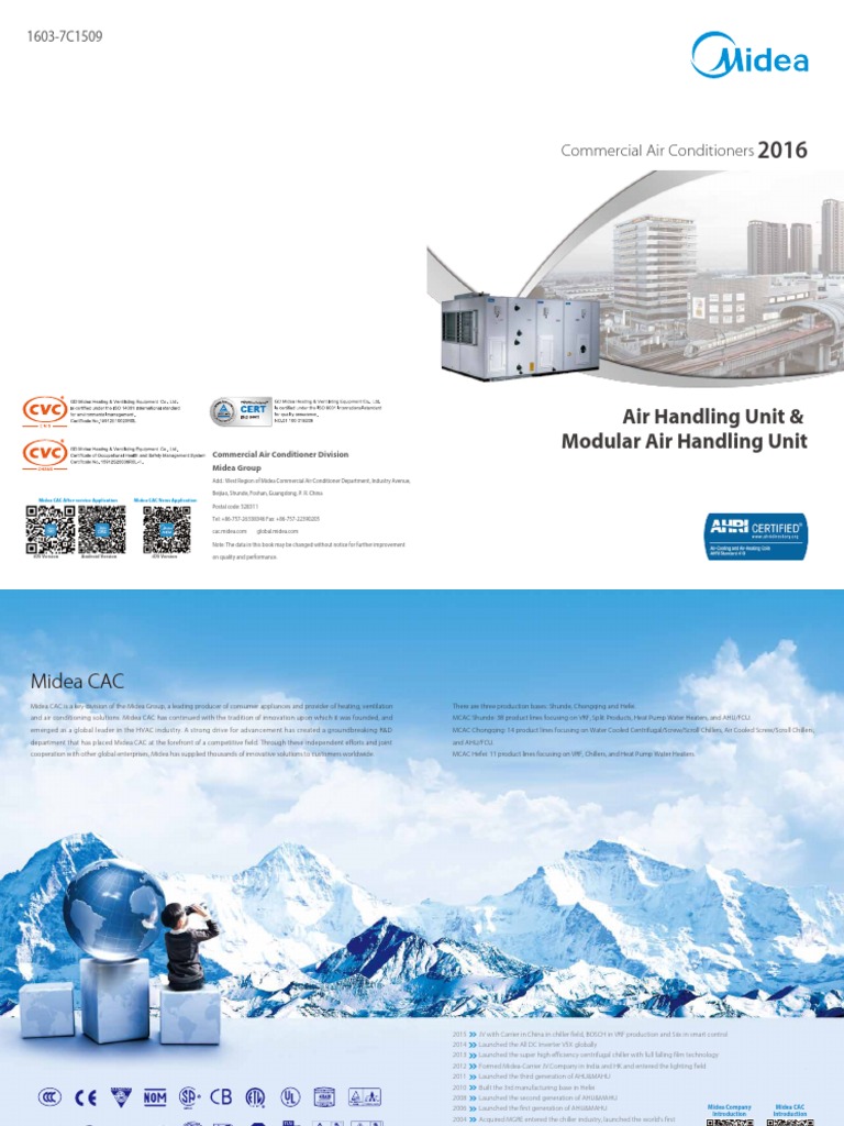 Air Handling Unit | PDF | Hvac | Air Conditioning