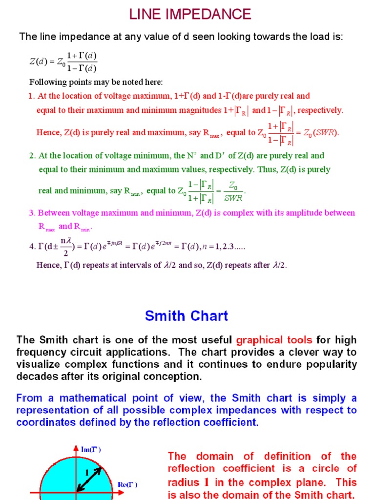 Smith Chart | PDF | Mathematical Analysis | Electronics